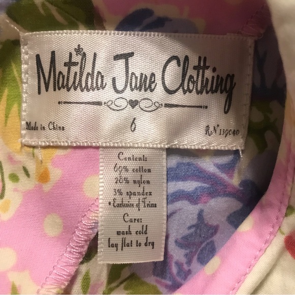 Matilda Jane | Dresses | Matilda Jane Veranda Dress Euc Girls Good Hart ...